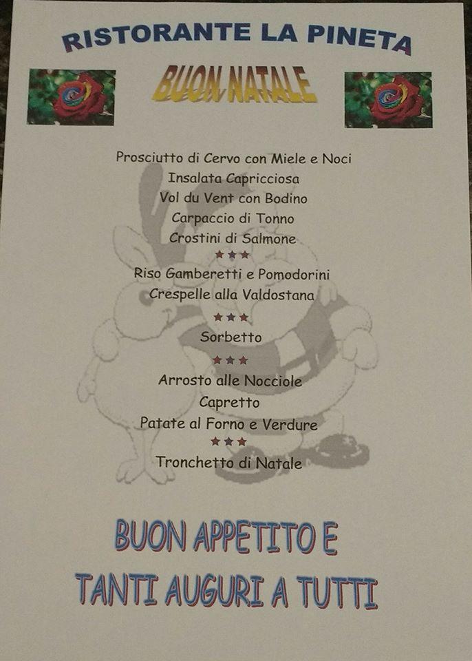Menu at Hotel Ristorante Pizzeria La Pineta, Aymavilles