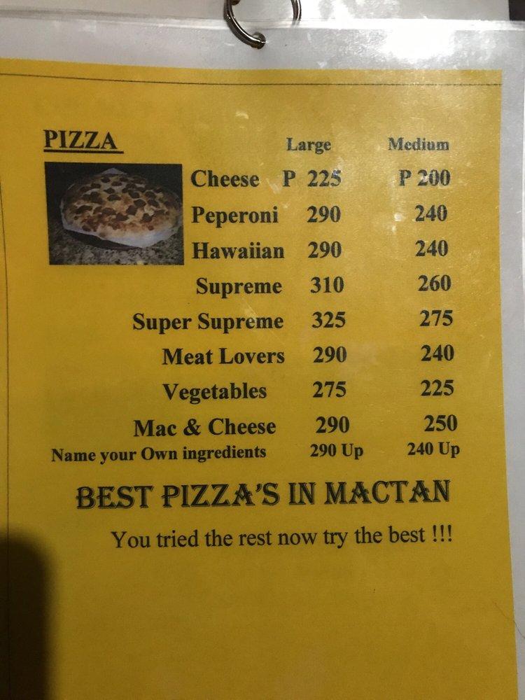 Menu at Kangaroo Bar, Lapu-Lapu City, 6 Pajac-Maribago Rd