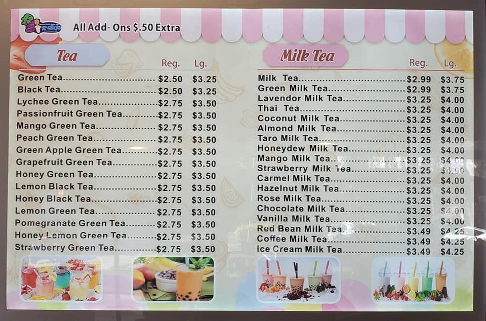 Menu at Fat Straw Cafe Livermore, Livermore
