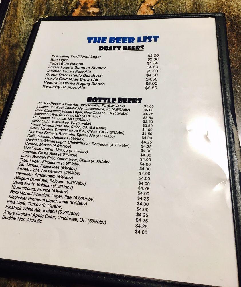 Menu at Two Dudes Seafood Restaurant, Atlantic Beach