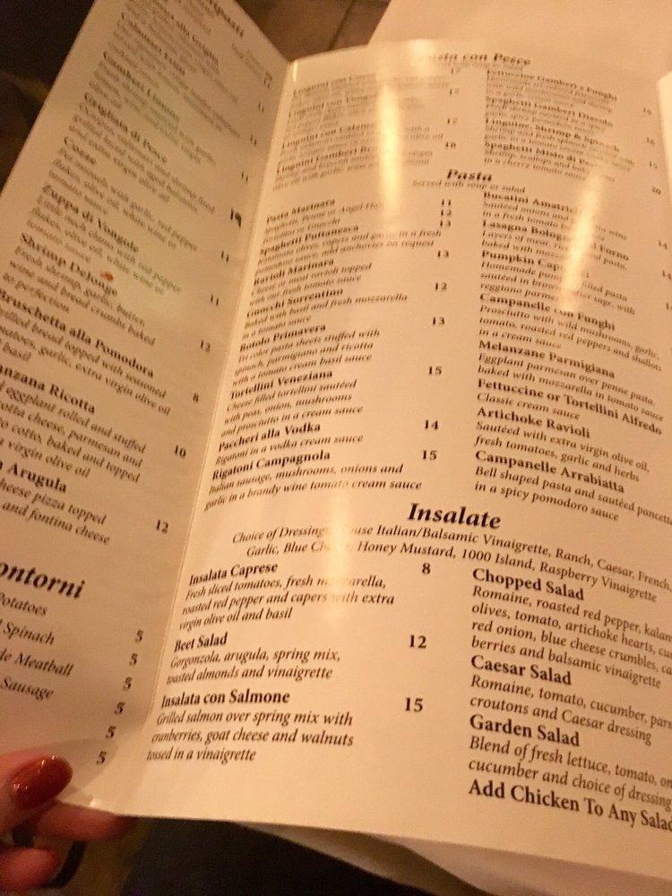 Menu at White Cottage Pizza-Italian Restaurant, Wood Dale