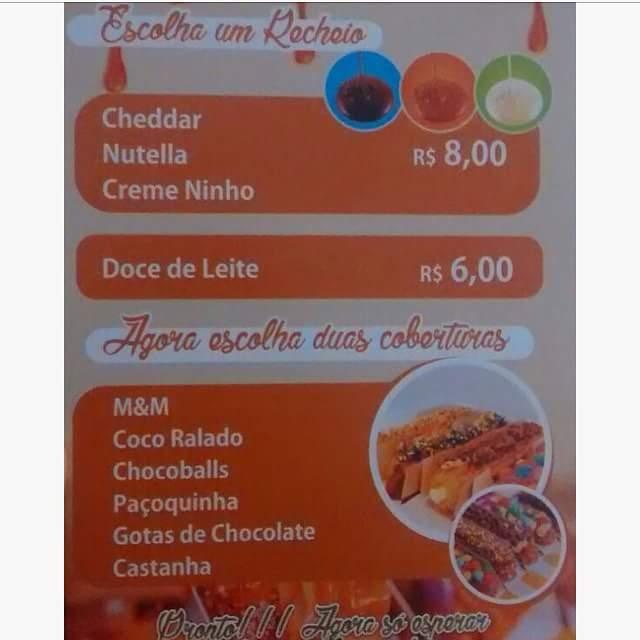 Menu at El Chavito - Churros cafeteria, Guaratuba