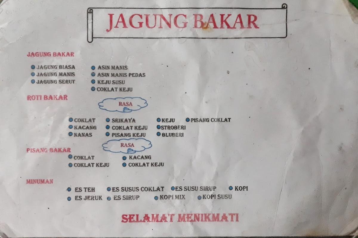 Menu at Jagung Bakar Surabaya-Tanah Mas restaurant, Semarang