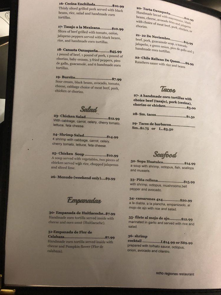 Menu at Ruby Restaurant, Dallas