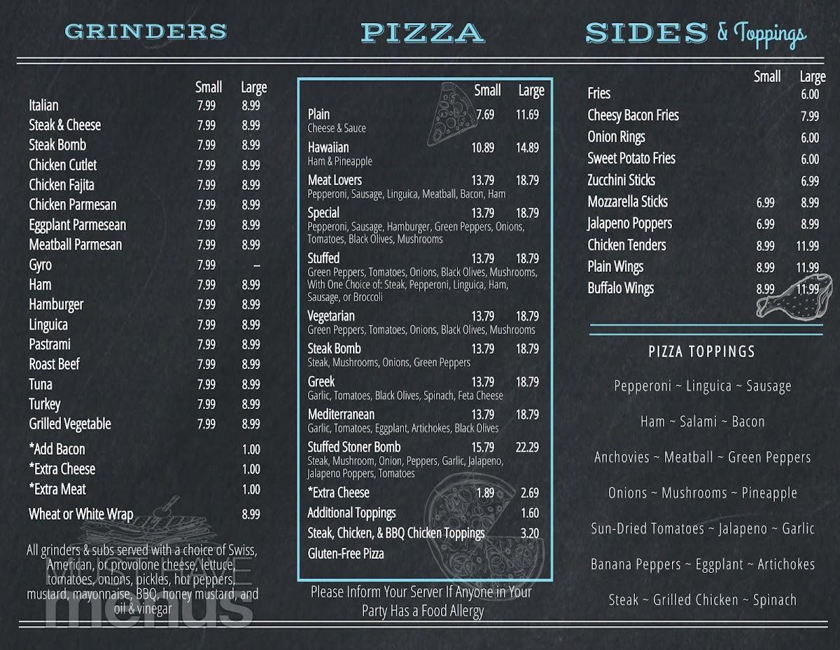 Menu at Upper Crust Pizza pizzeria, Harwich, Orleans-Harwich Rd #25