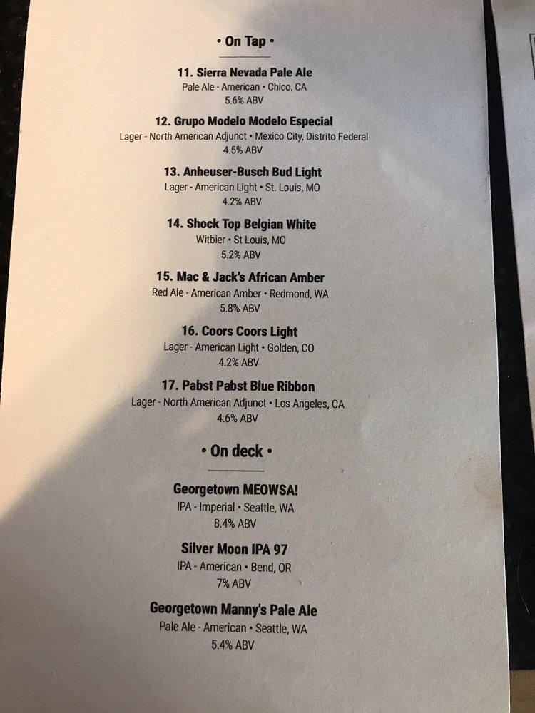 Menu at Twisted Timber Foods & Brews pub & bar, Boise