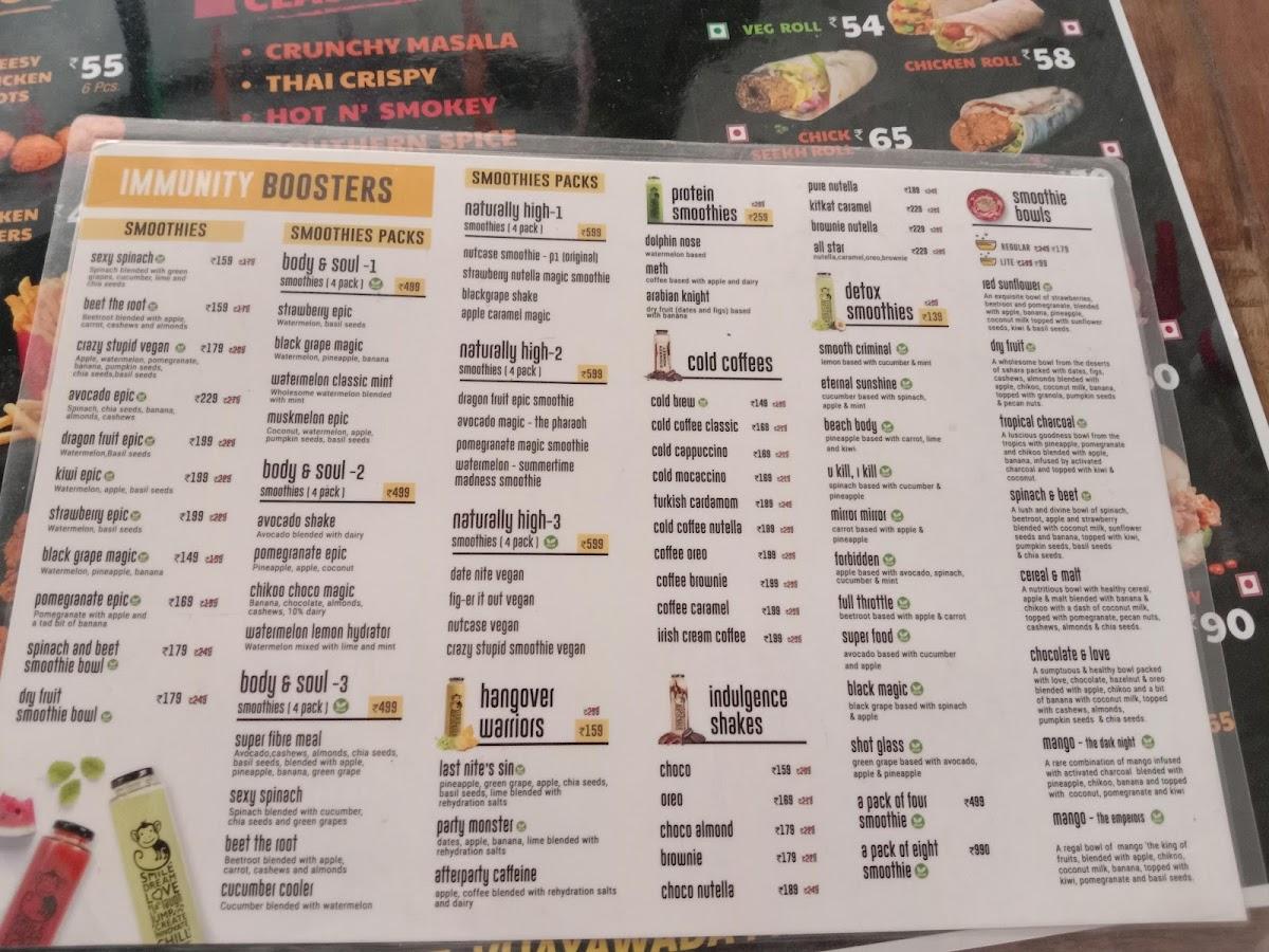 Menu at FIVE star chicken, Vijayawada, 12-137