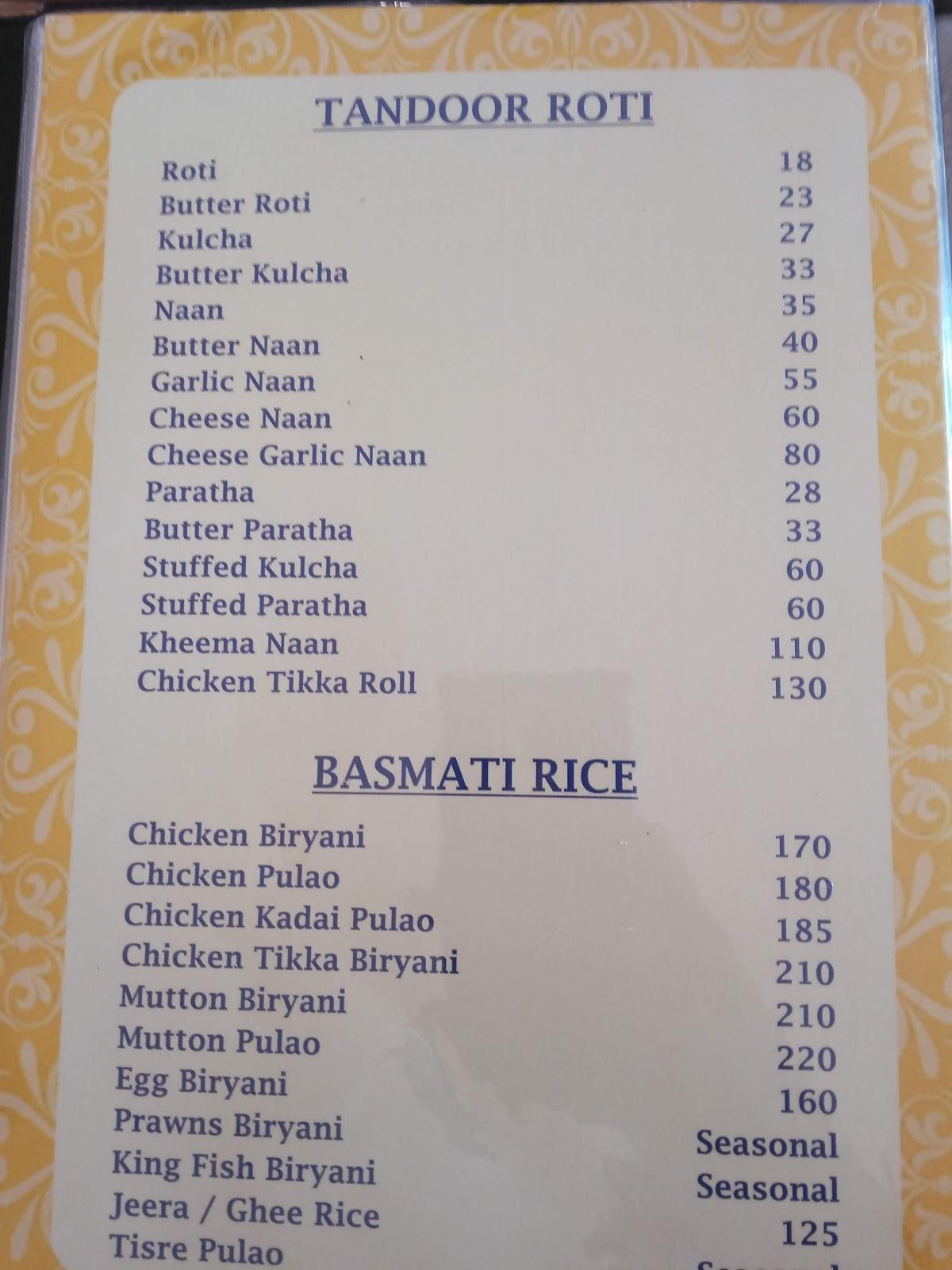 Menu at Shiv Sagar (Pure Veg), Kulakod