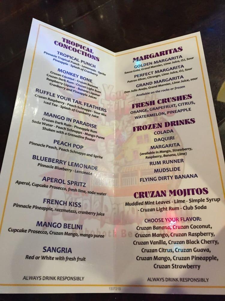 Menu at Purple Parrot Grill Beach Haus & Biergarten pub & bar, Rehoboth ...