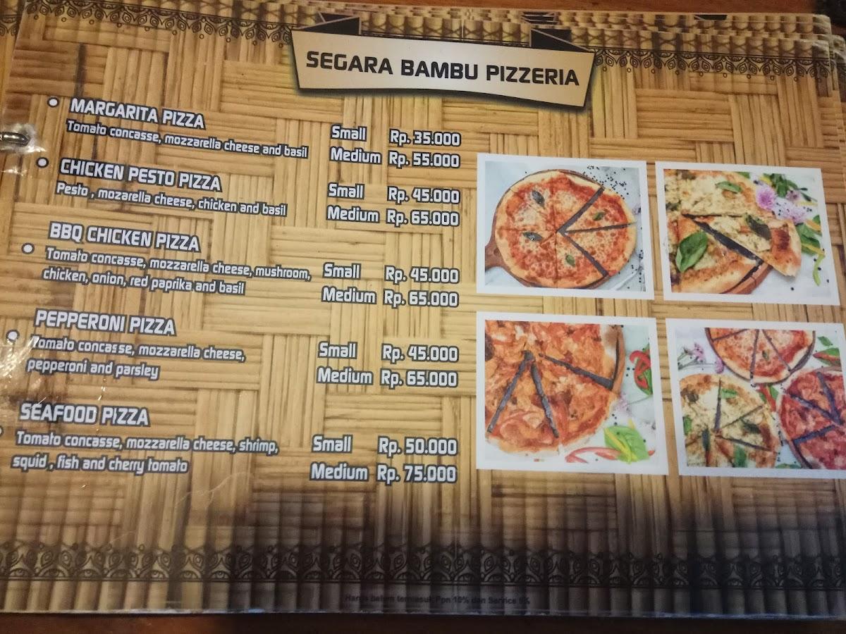 Menu at Segara Bambu Restaurant, Denpasar, Jl. Astasura No.99