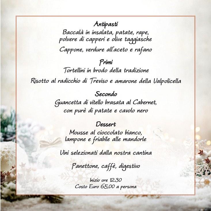 Menu da Ristorante Convivio, San Giuseppe