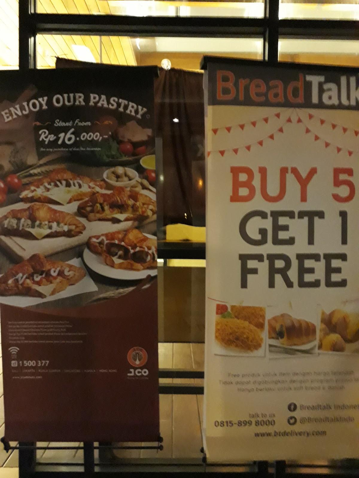 Menu at J.Co cafe, Garut