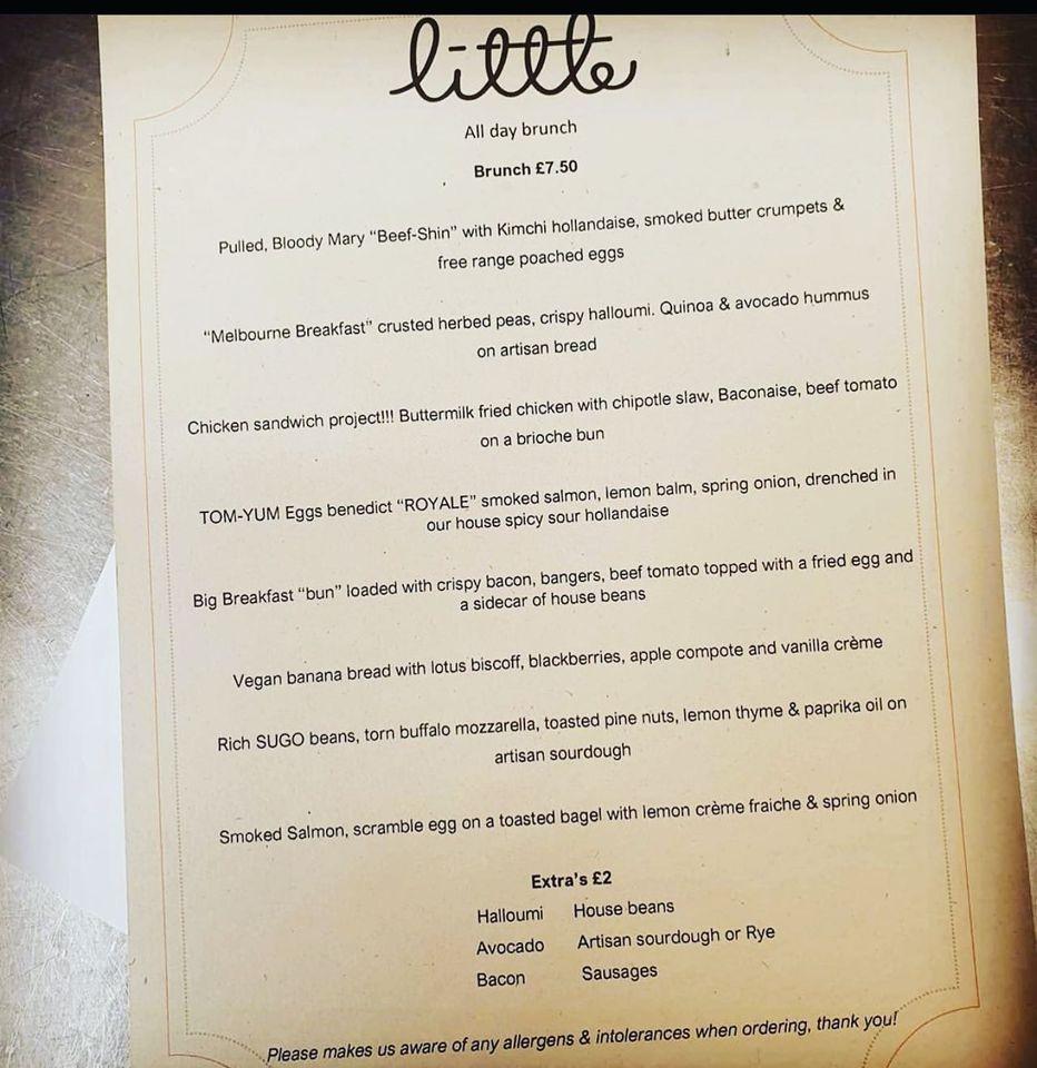 Menu at Wine and Wallop pub & bar, Manchester