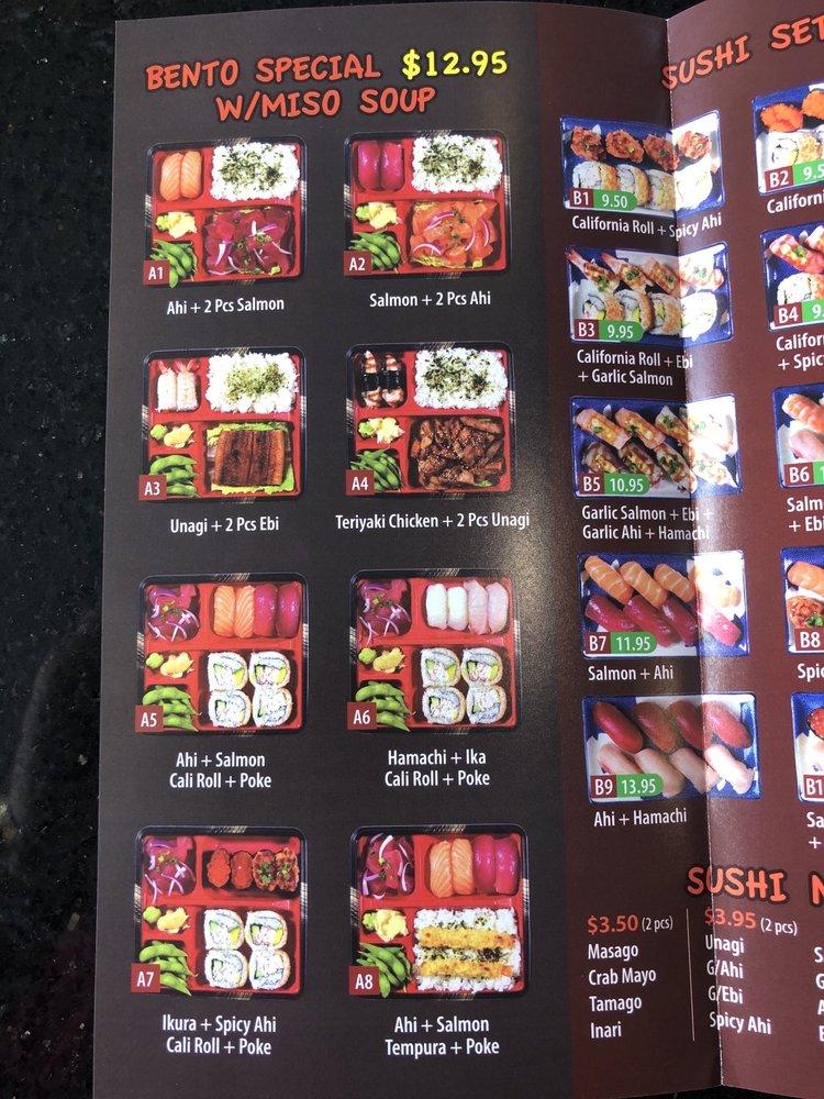 Menu at Domo Cafe, Honolulu, Waialae Ave