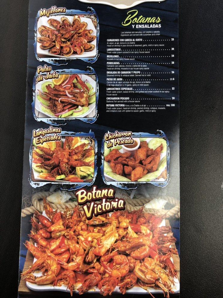 Menu at Las Islas Marias restaurant, Montebello