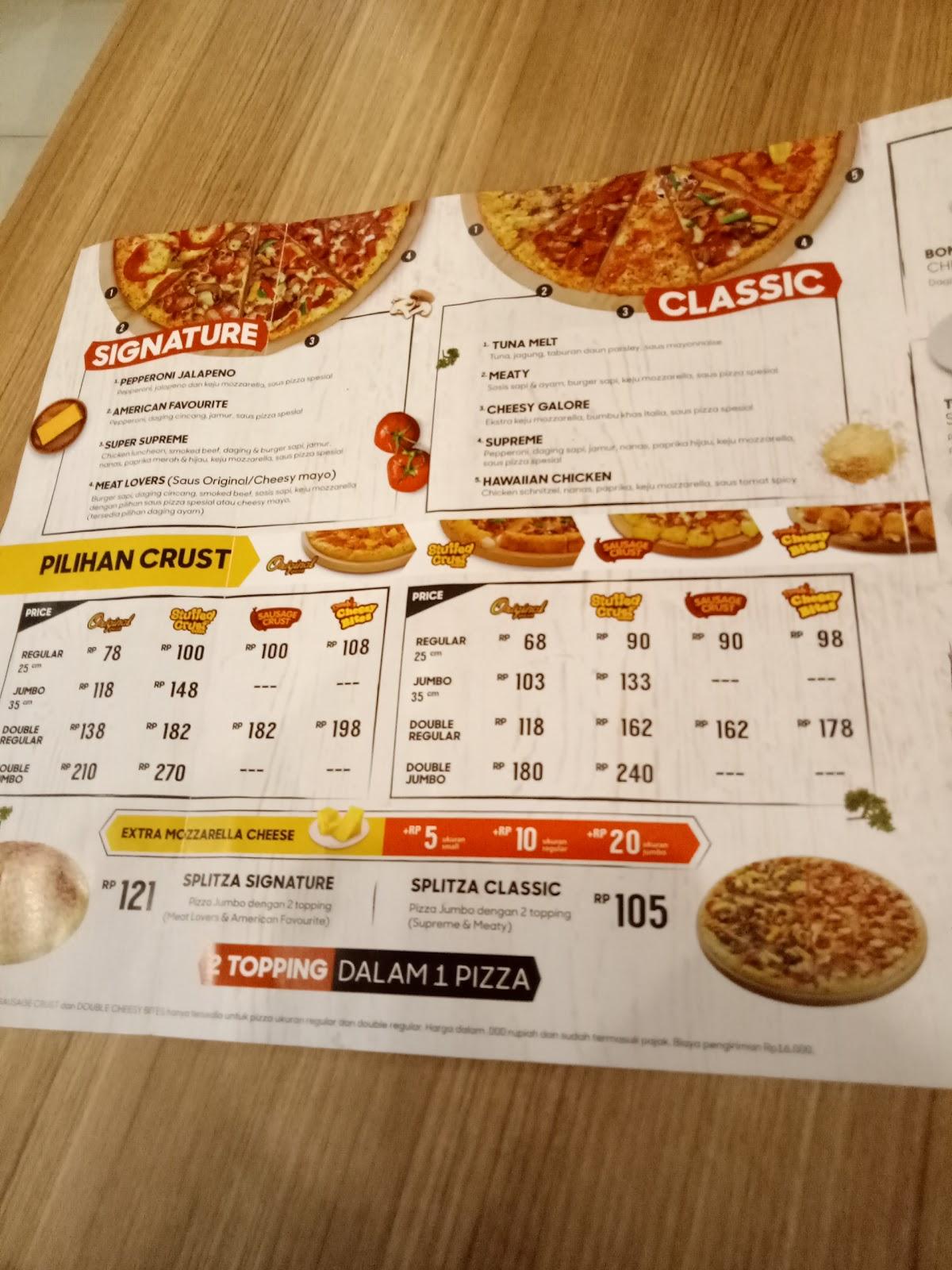 Menu at Pizza Hut Delivery - PHD Indonesia pizzeria, Makassar, Jalan ...