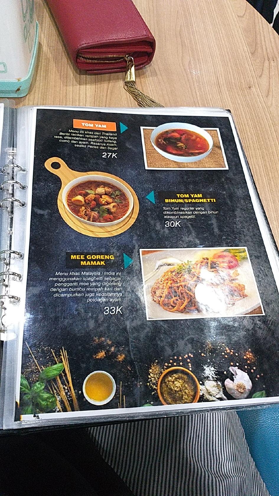 Menu at GH Corner restaurant, Pekanbaru, Jl. Bandara SSK II