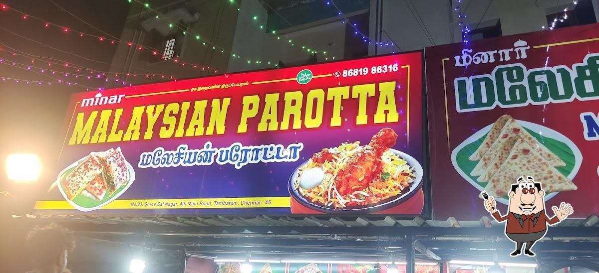 Minar Malaysian parotta, Chennai - Restaurant menu, prices and reviews