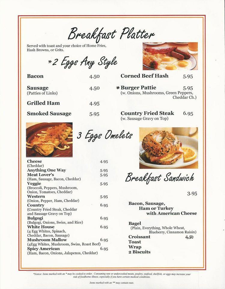 Menu at Country Foodly restaurant, Gainesville