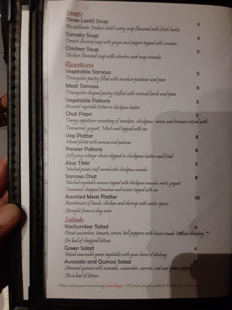 Menu at Aago Indian/ Nepalese Restaurant & Bar, Newport News, Warwick ...