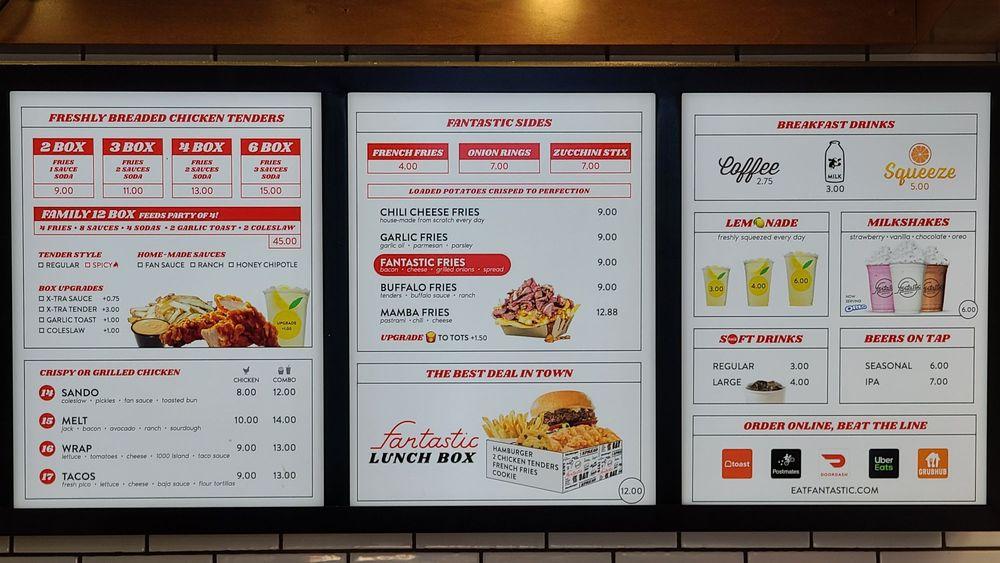 Menu at Eat Fantastic - North Torrance fast food, Torrance, Artesia Blvd