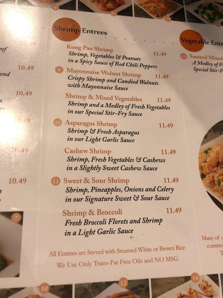 Menu at Mix Gourmet restaurant, Yorba Linda