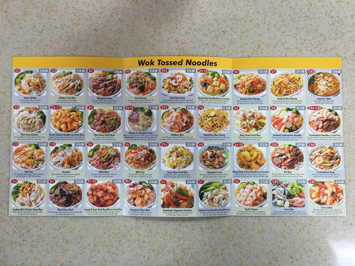 Menu at Super Lucky Takeaways restaurant, Rotorua
