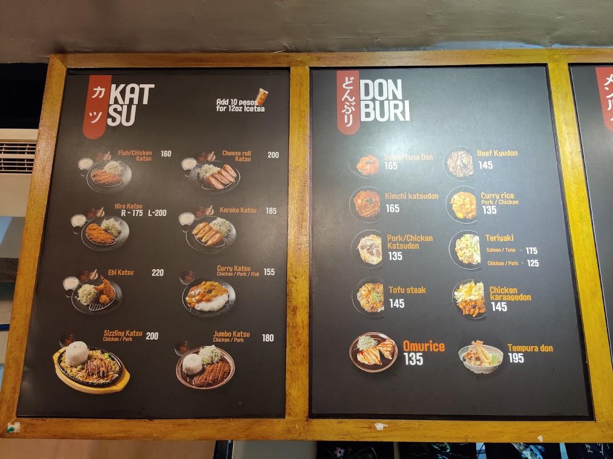 Menu at Ichiro Japanese Restaurant, Manila, Padre Noval St