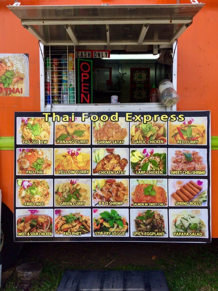 Menu at Original thaifood restaurant, Hauula, 53-534 Kamehameha Hwy