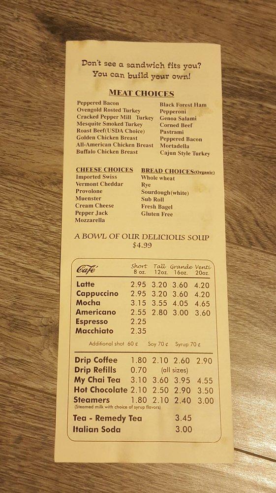Menu at Trinity Market pub & bar, Seattle