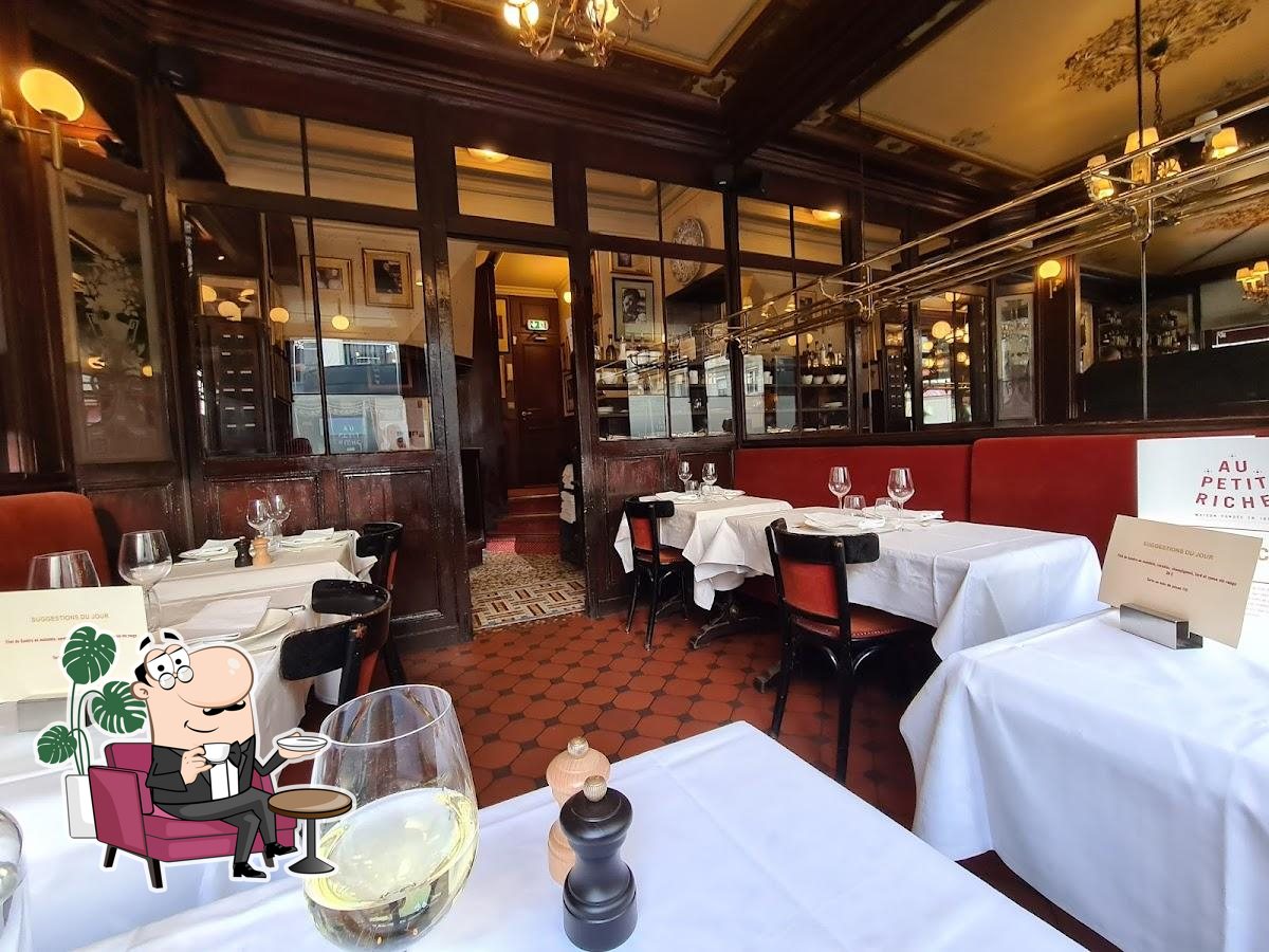 Au Petit Riche restaurant, Paris, 25 Rue le Peletier 75009 - Menu du ...