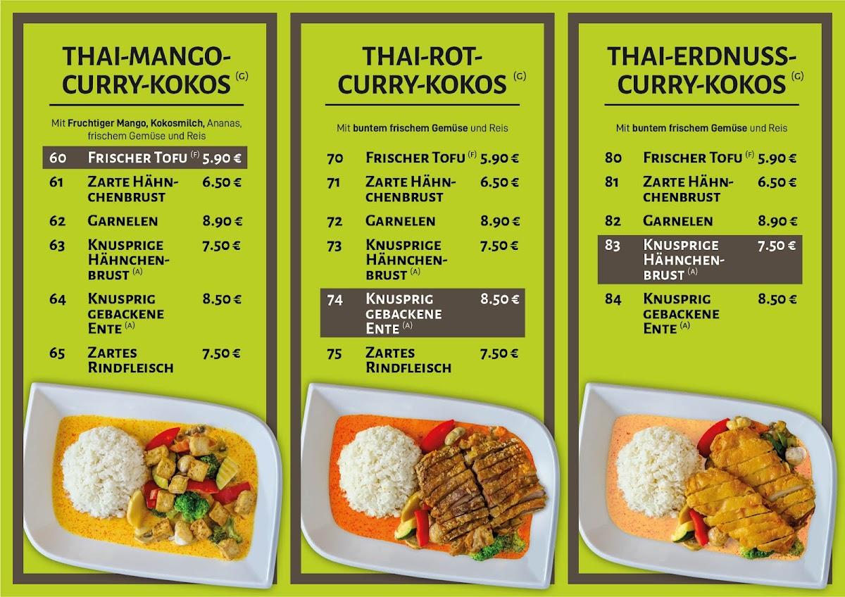 Menu at Asia Vital Food fast food, Dresden