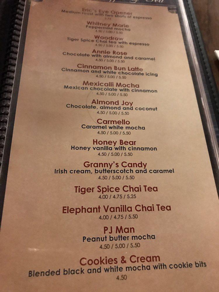 Menu at Deja Vu Restaurant, Redding