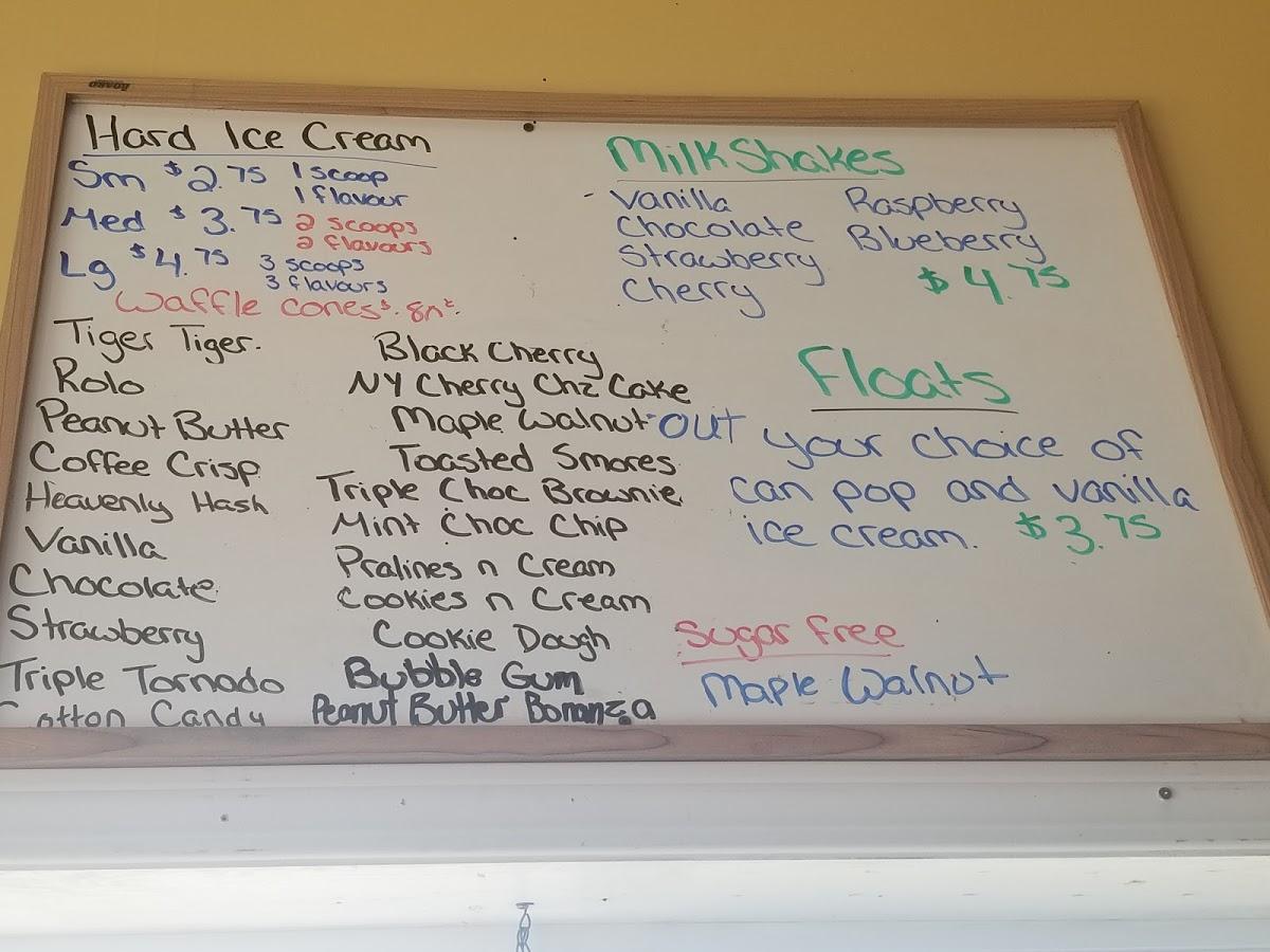 Menu at The Wick pizzeria, Candle Lake, 3 Bayview Dr