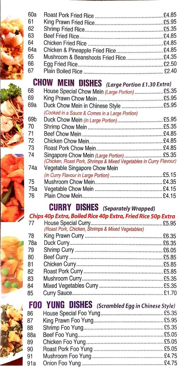 Menu at Gilda Fish Bar, Bristol
