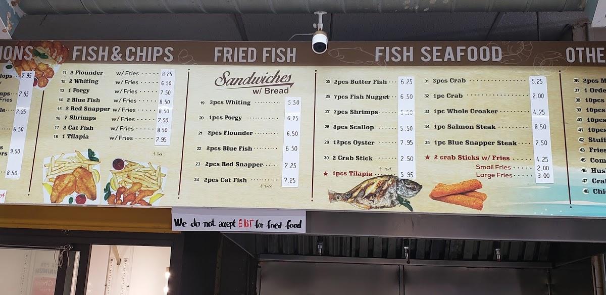 Carta del restaurante Main Street Fish Market, Hempstead