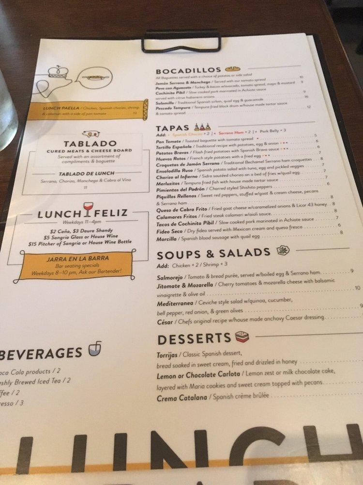 Menu at Toro Kitchen + Bar, San Antonio, 115 N Loop 1604 E #1105