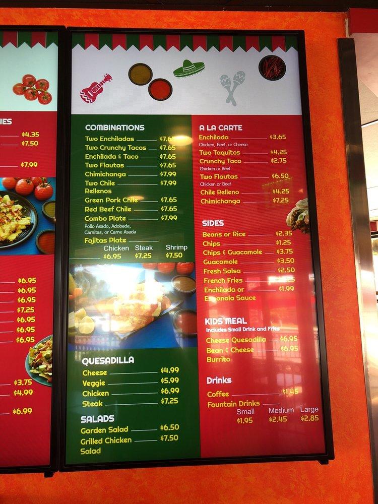 Menu at El Amigo Restaurant, Glendora