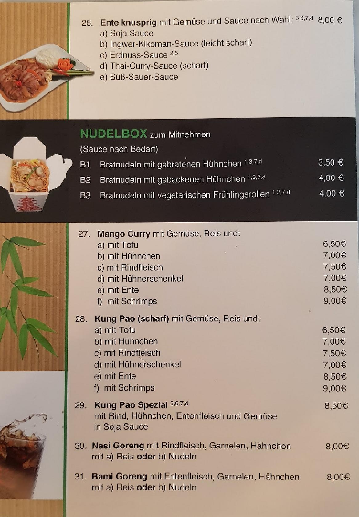 Speisekarte von Le Viet Asian Food & Sushi restaurant, Raunheim
