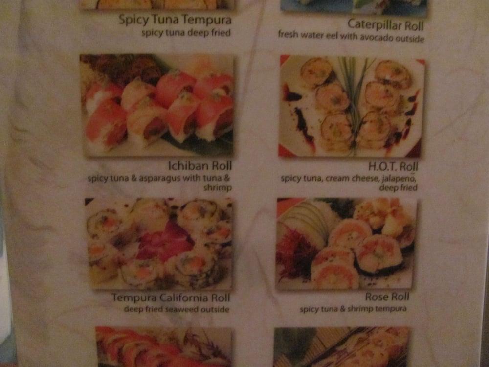 Menu at Sumo Japanese Restaurant, Ventura, S Victoria Ave
