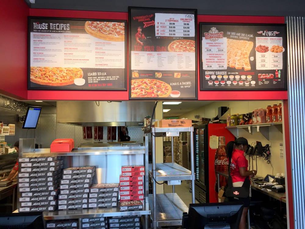 Menu at Toppers Pizza pizzeria, Mission