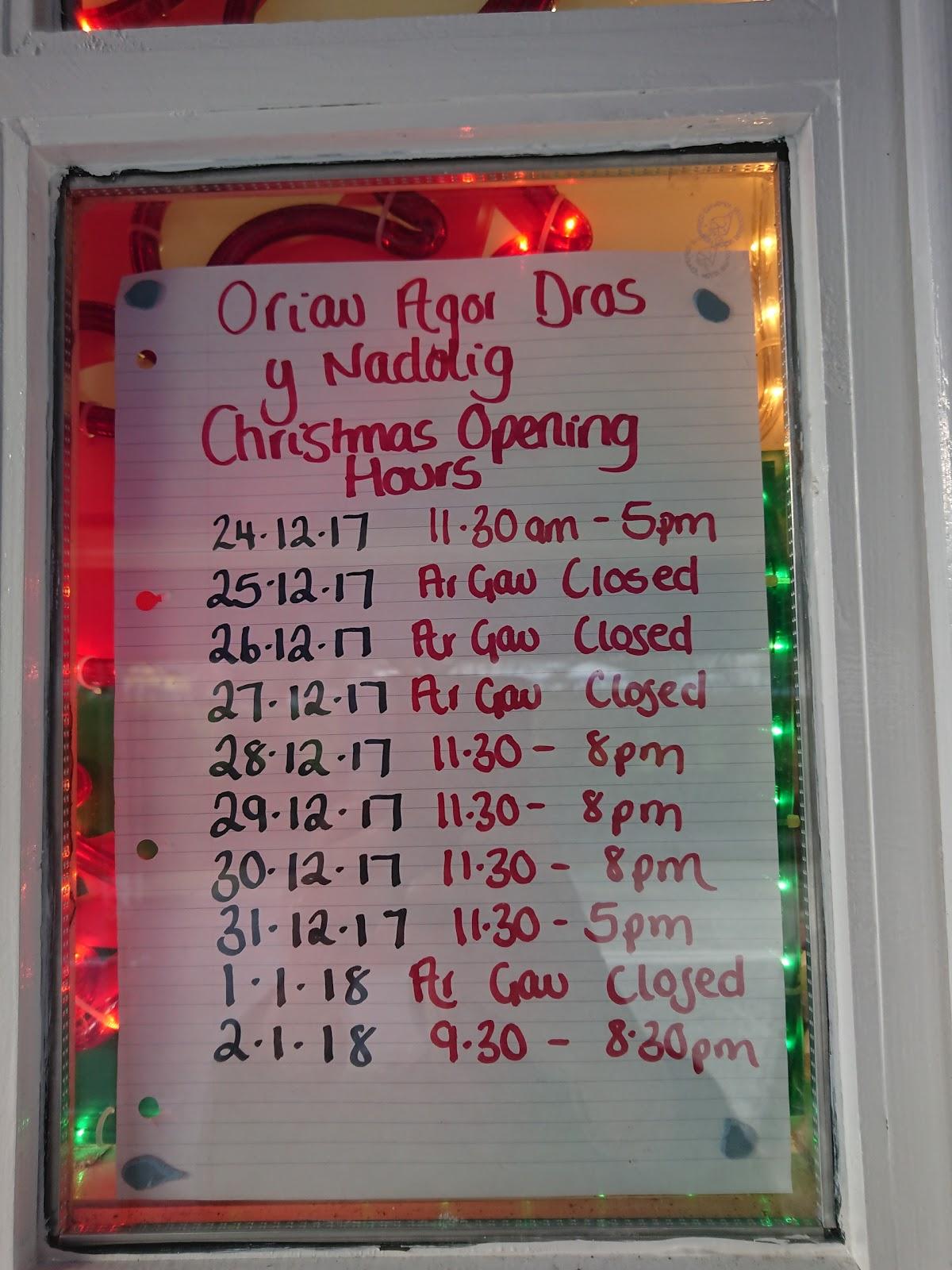 Menu at Fish & Chips Aberaeron Llond Plât cafe, Aberaeron