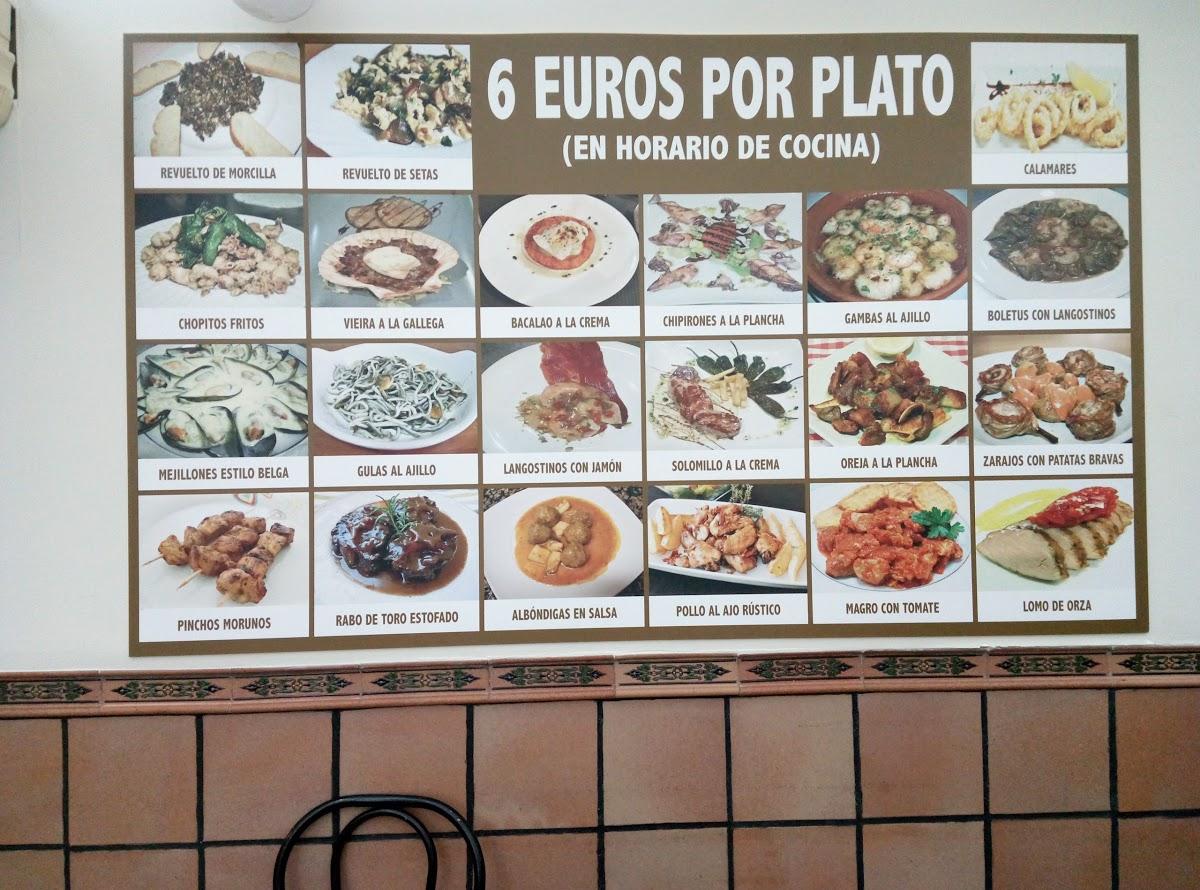 Carta de Restaurante La Reina, Tarancón