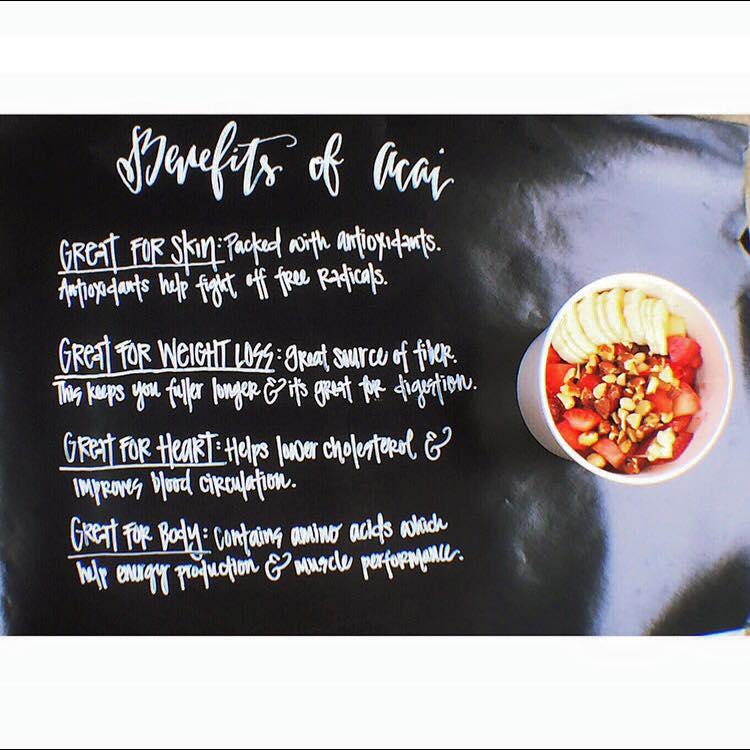 Menu at Farm Fresh Bowls restaurant, Visalia