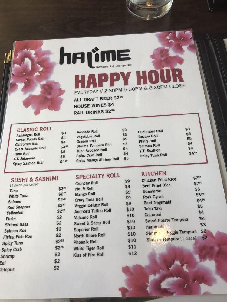 Menu at Hajime St.Cloud restaurant, St. Cloud