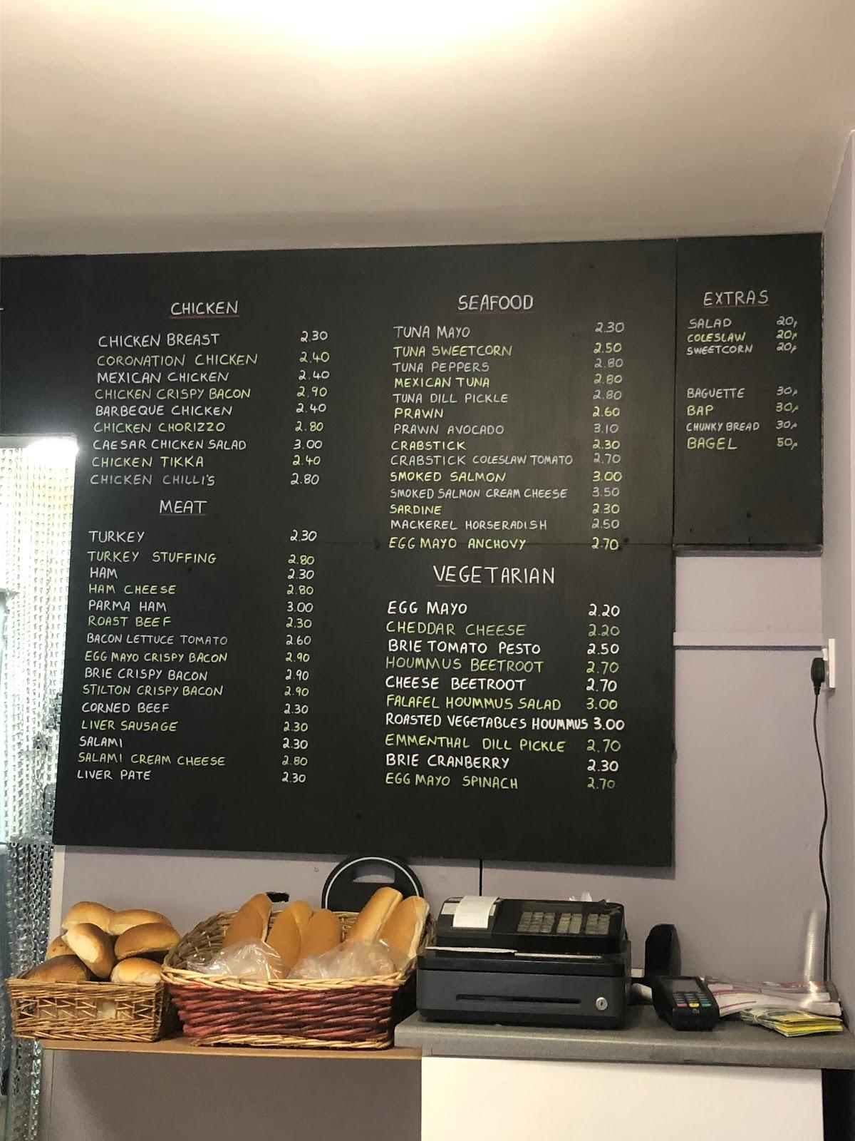 Menu at Welsh Pantry restaurant, East Molesey