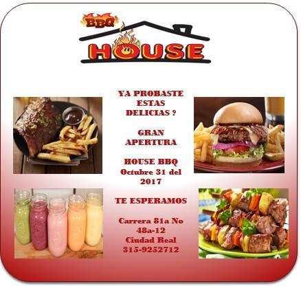 Menu at Restaurante BBQ House, Cali