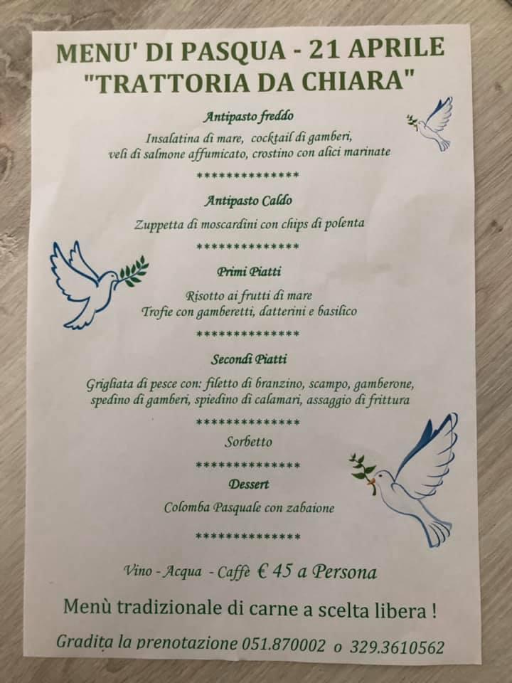Menu da Bar Trattoria Da Chiara, Altedo