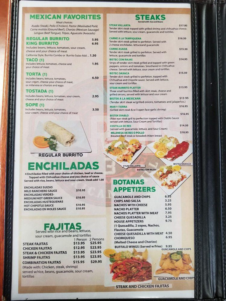 Menu at Chilo's Mexican Grill pub & bar, Crystal Lake
