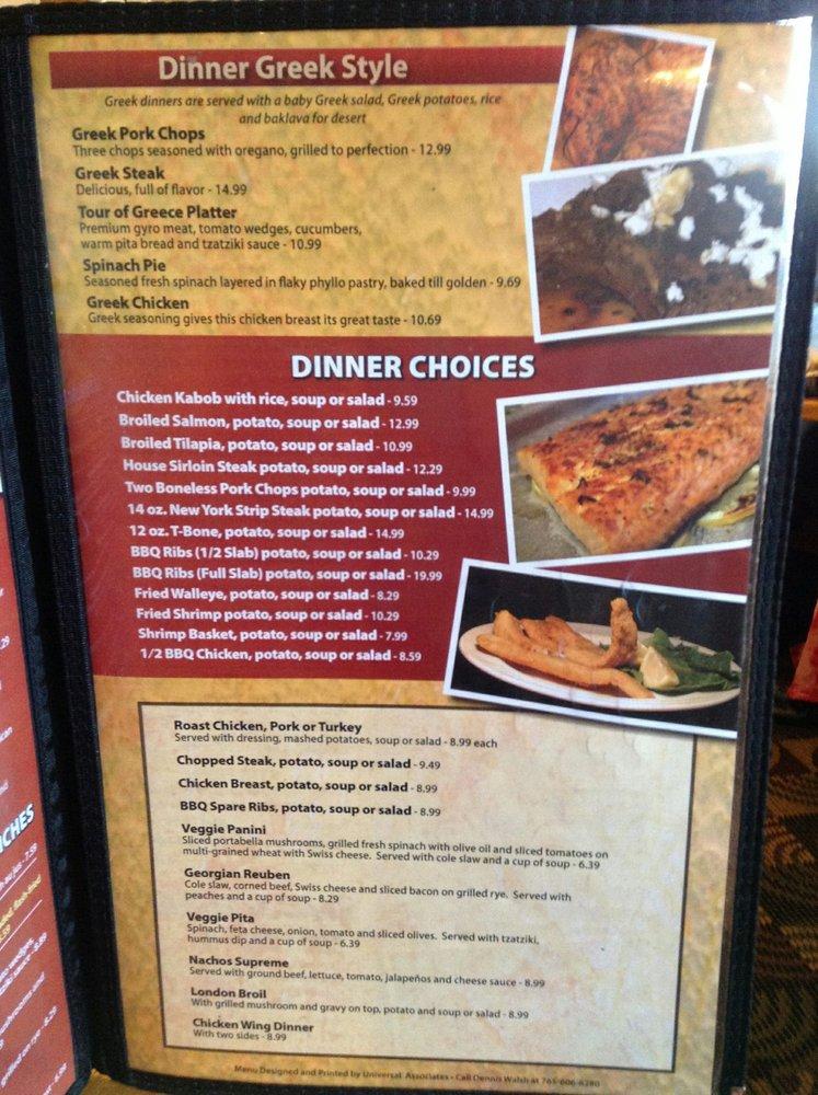 Menu at Lakeside Cafe, Fort Wayne, N Coliseum Blvd